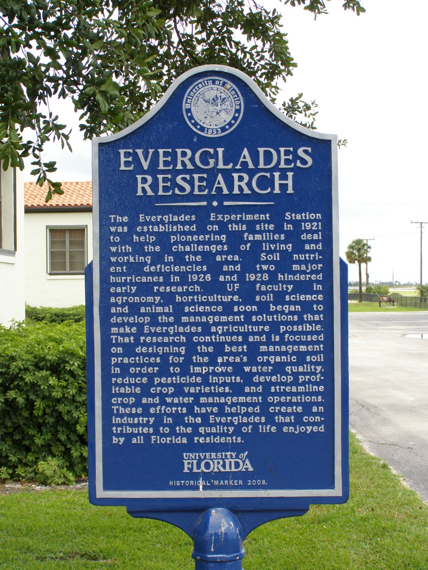 Everglades Research - Historical Marker Program